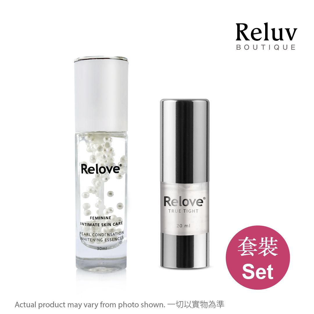 RELOVE | 【亮白+緊緻優惠裝】淨柔白桃 - 私密美白賦活晶球凝露 30ml + 緊依偎 - 女性護理凝膠 20ml (平行進口) | HKTVmall 香港最大網購平台