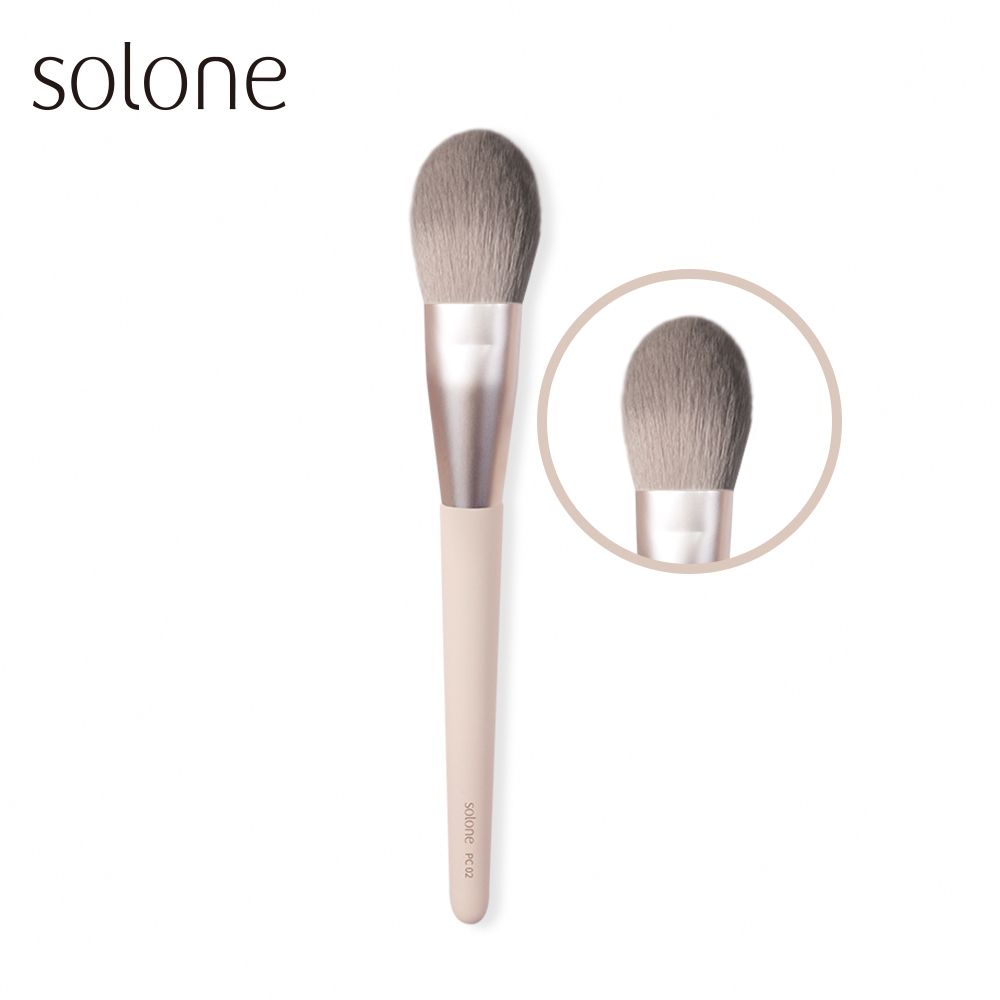 Solone | 法式清焙-舌型腮紅刷/PC02 | HKTVmall 香港最大網購平台