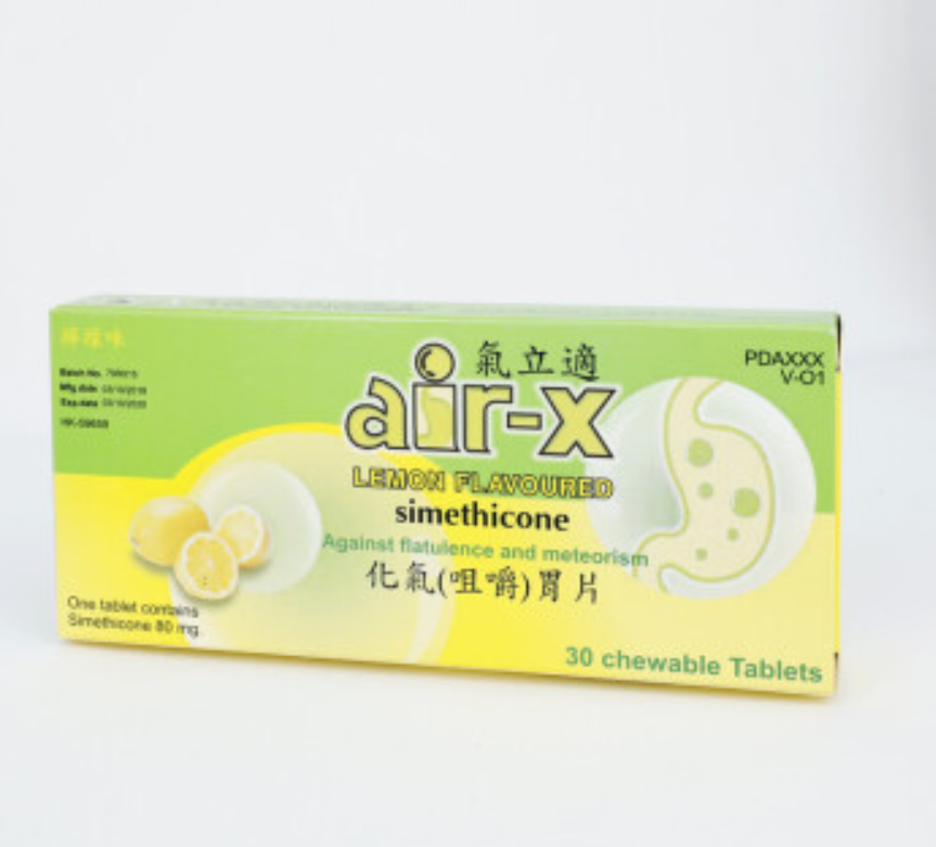 Air-X | air-X Hua Qi chewable stomach tablets 30 tablets (lemon flavor ...