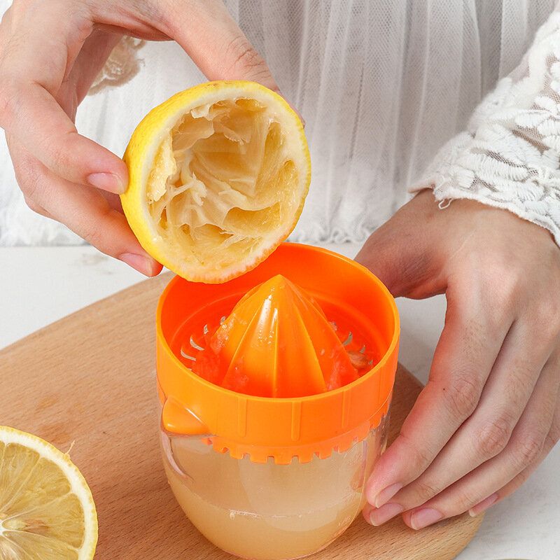 NHS | Orange Juicer With Lid Manual Squeeze Lemon Juice With Cup ...