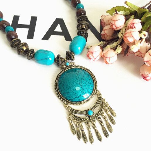 BEAR | 長款誇張鈴鐺毛衣鏈（26-碧海青天（藍）） | HKTVmall The Largest HK Shopping Platform