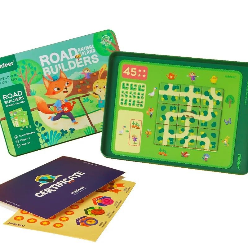 MiDeer | Animal Island Road Builders| 兒童教育邏輯思維訓練玩具棋｜桌上遊戲 ｜平行進口 | HKTVmall 香港最大網購平台
