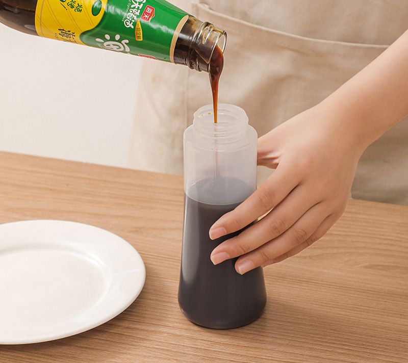 全城熱賣 | Inverted plastic sauce empty bottle ketchup bottle salad ...