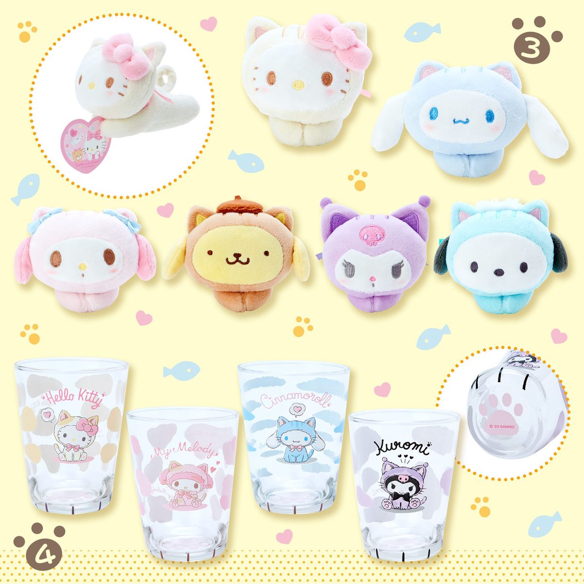 Japan Sanrio | My Melody Japanese version Nyanko style cat paw feet ...