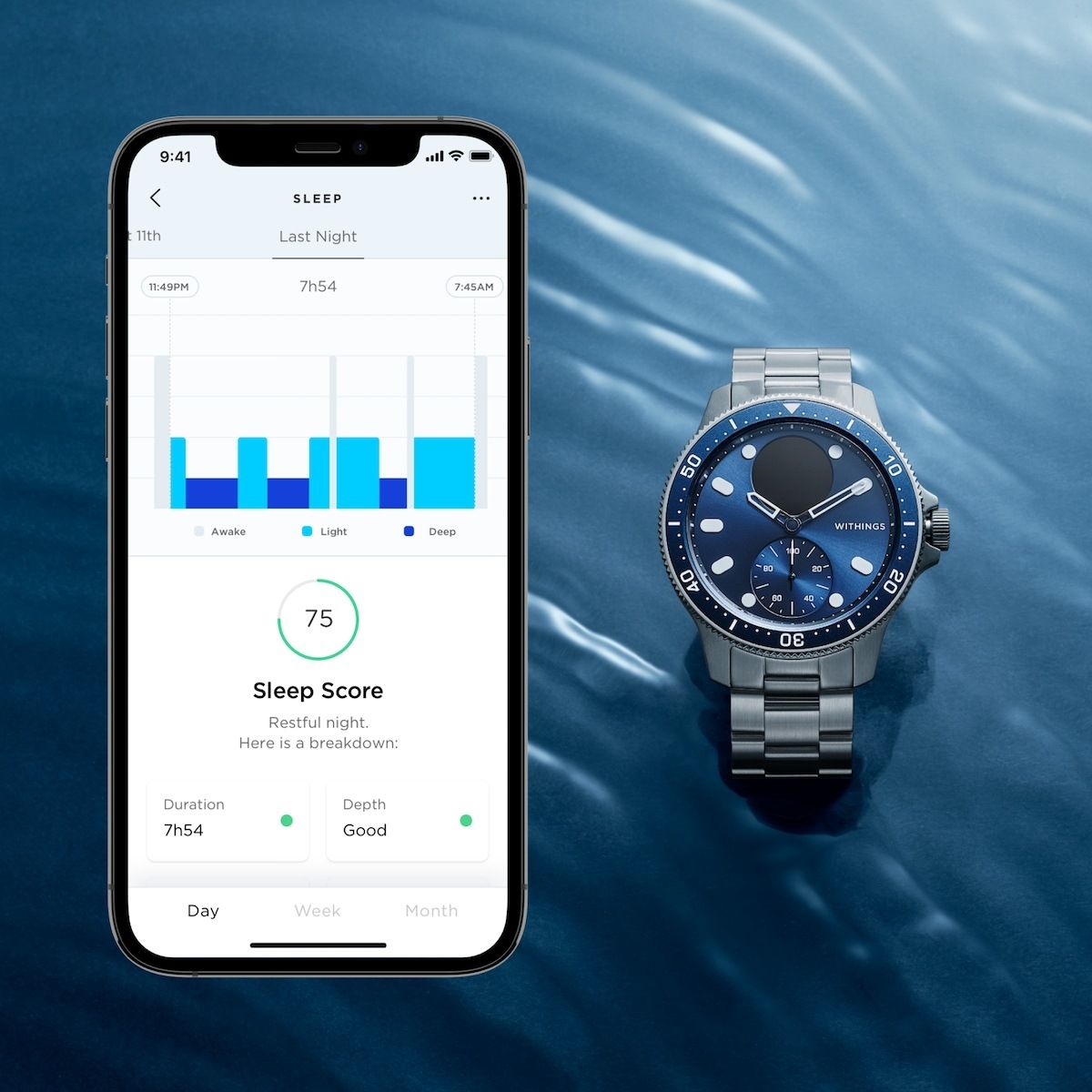 Withings | ScanWatch Horizon限量版智能手錶 | 心臟健康參數 | 運動追蹤 |計步器 | 健康監測 | 顏色 ...