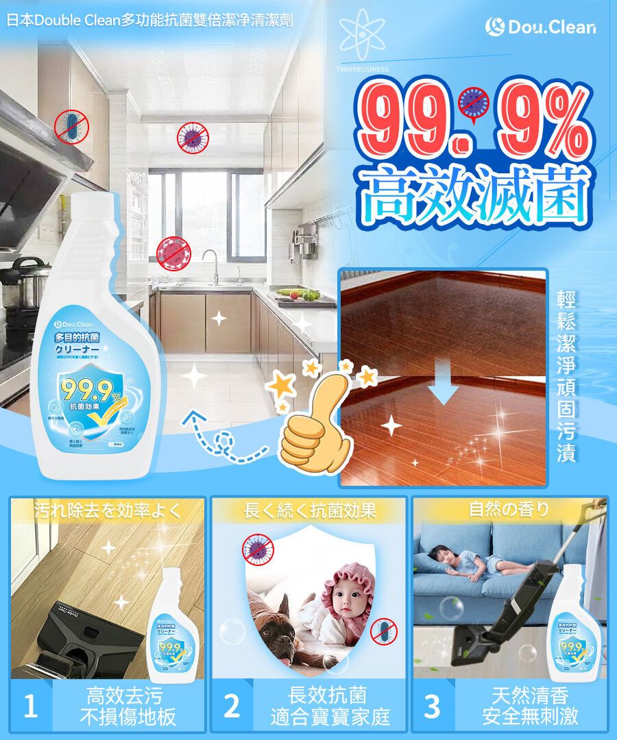 Double Clean | [Giveaway] Double Clean All Purpose Anti-bacterial Cleaer (280ml) | HKTVmall The ...