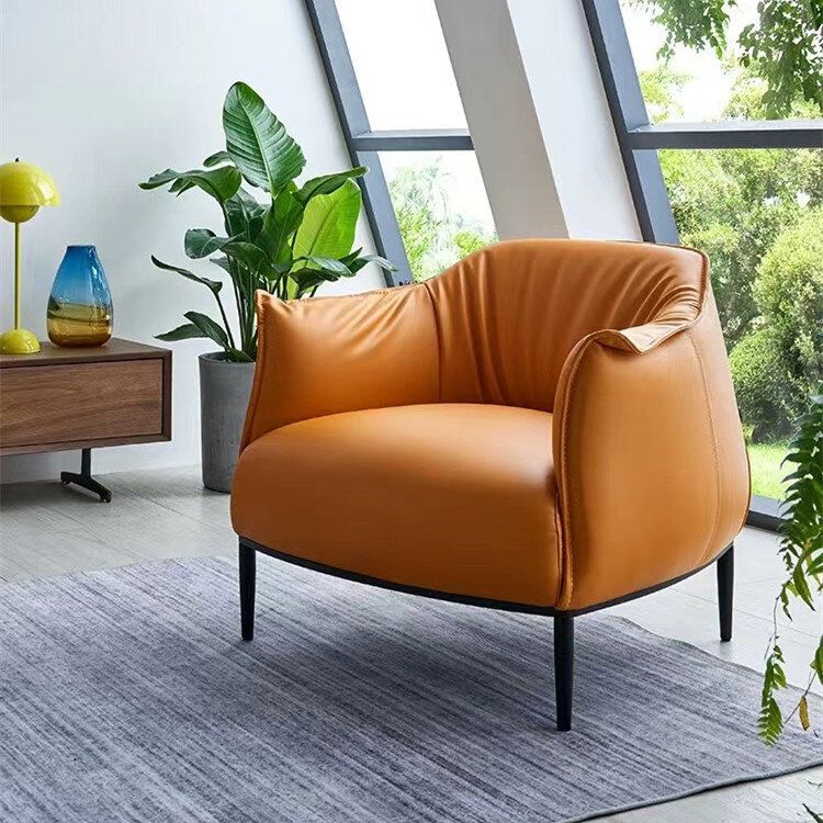 BEYOND | Nordic simple modern lazy sofa chair mini single sofa creative ...