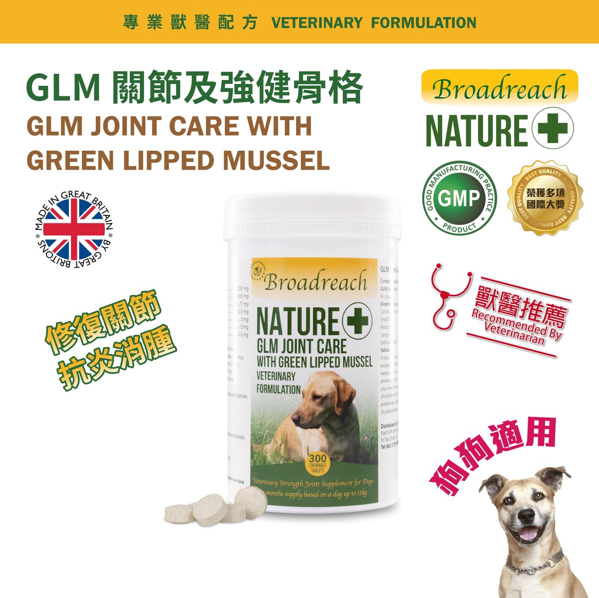Broadreach NATURE | GLM JOINT CARE WITH GREEN LIPPED MUSSEL (Dogs ...