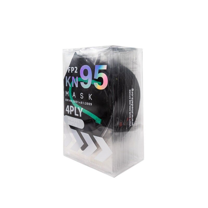 MEDEIS | Medeis KN95/FFP2 四層立體口罩 Black (20片裝) | HKTVmall 香港最大網購平台