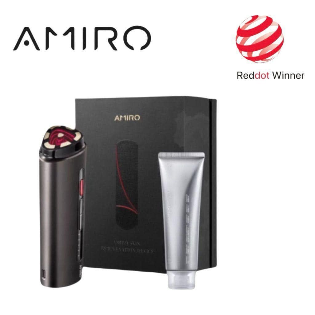 全城熱賣 | AMIRO R1 Pro RF 面部護理器黑色 - 緊膚儀(連1支Gel) 可促進膠原蛋白 全面的 4 合 1 護膚解決方案 | HKTVmall 香港最大網購平台