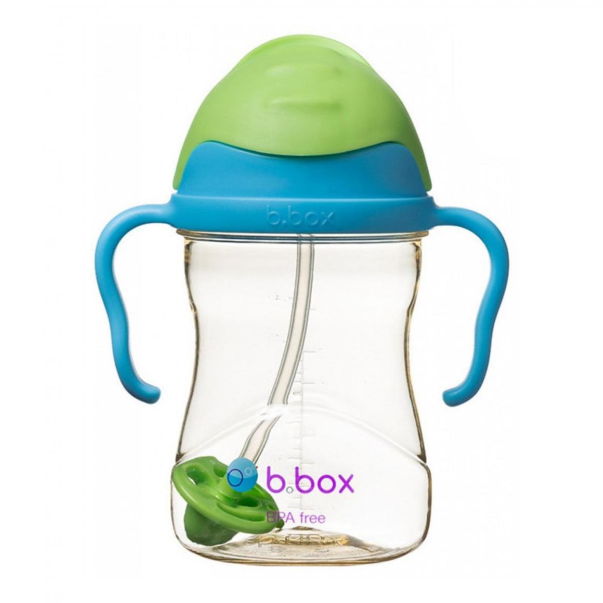 B.Box | PPSU 防漏吸管學飲杯-黃金豪華系列 240ml - 海洋微風 (綠/ 藍)(平行進口貨)6M+ | HKTVmall 香港最大網購平台