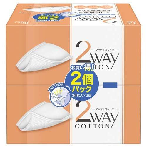 Cotton Labo | Cotton Labo - 2Way 天然化妝棉 (80枚 × 2盒入)(平行進口) | HKTVmall 香港最大網購平台
