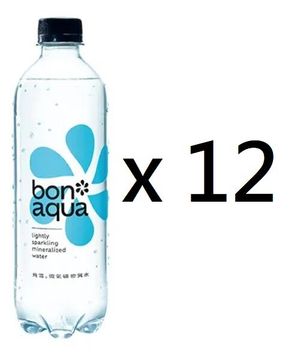 Bonaqua | 飛雪 Bonaqua - Lightly Sparkling Mineralized Water 500mL x 12s ...