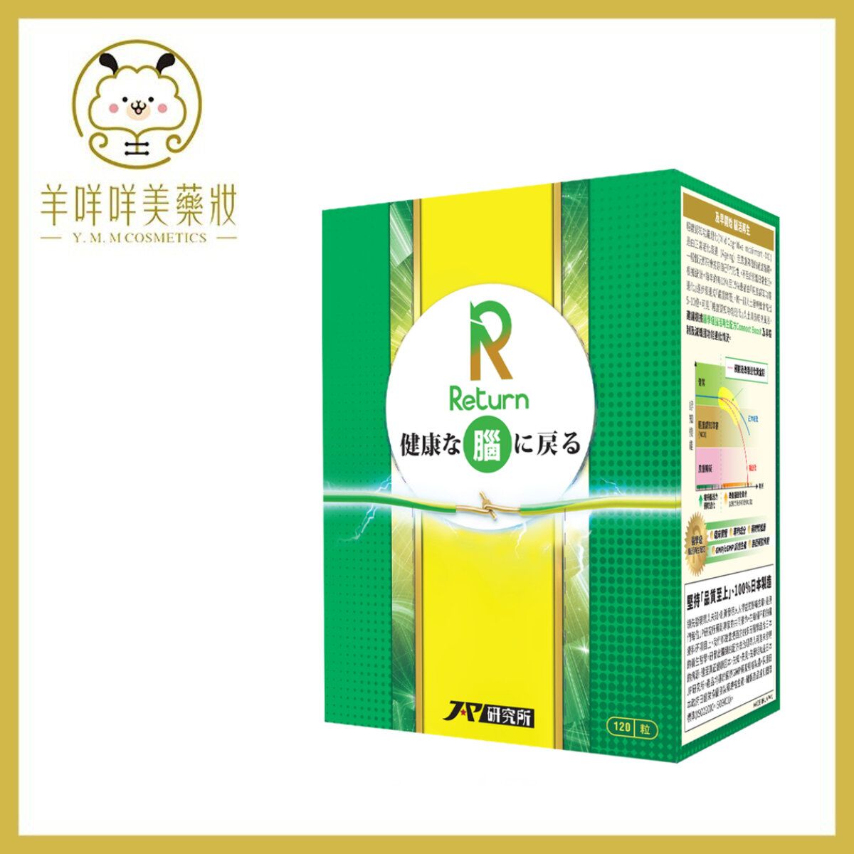 Return 回本 | 腦活再生配方 120粒 | HKTVmall 香港最大網購平台