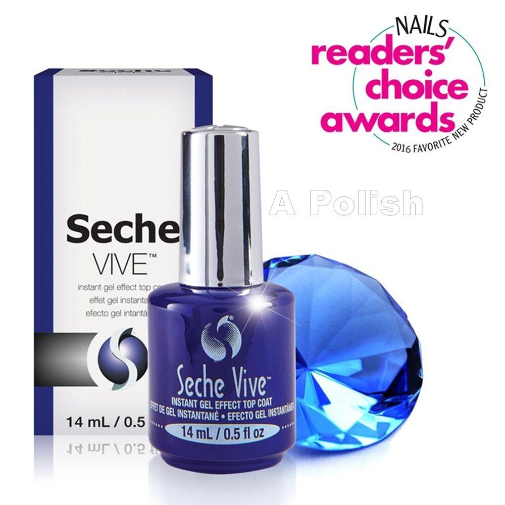 Seche | SECHE VIVE 快乾 GEL 效果面油(更閃亮,更快乾) INSTANT GEL EFFECT TOP COAT ...
