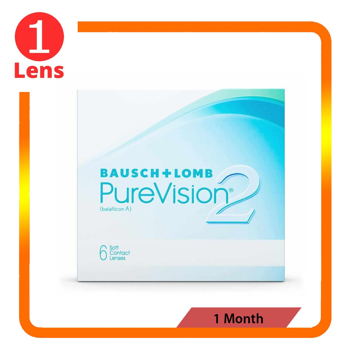 博士倫 | SofLens Purevision 2 HD Monthly 每日即棄隱形眼鏡 P-0.50 [平行進口] | 尺碼 : -0.50 | HKTVmall 香港最大網購平台