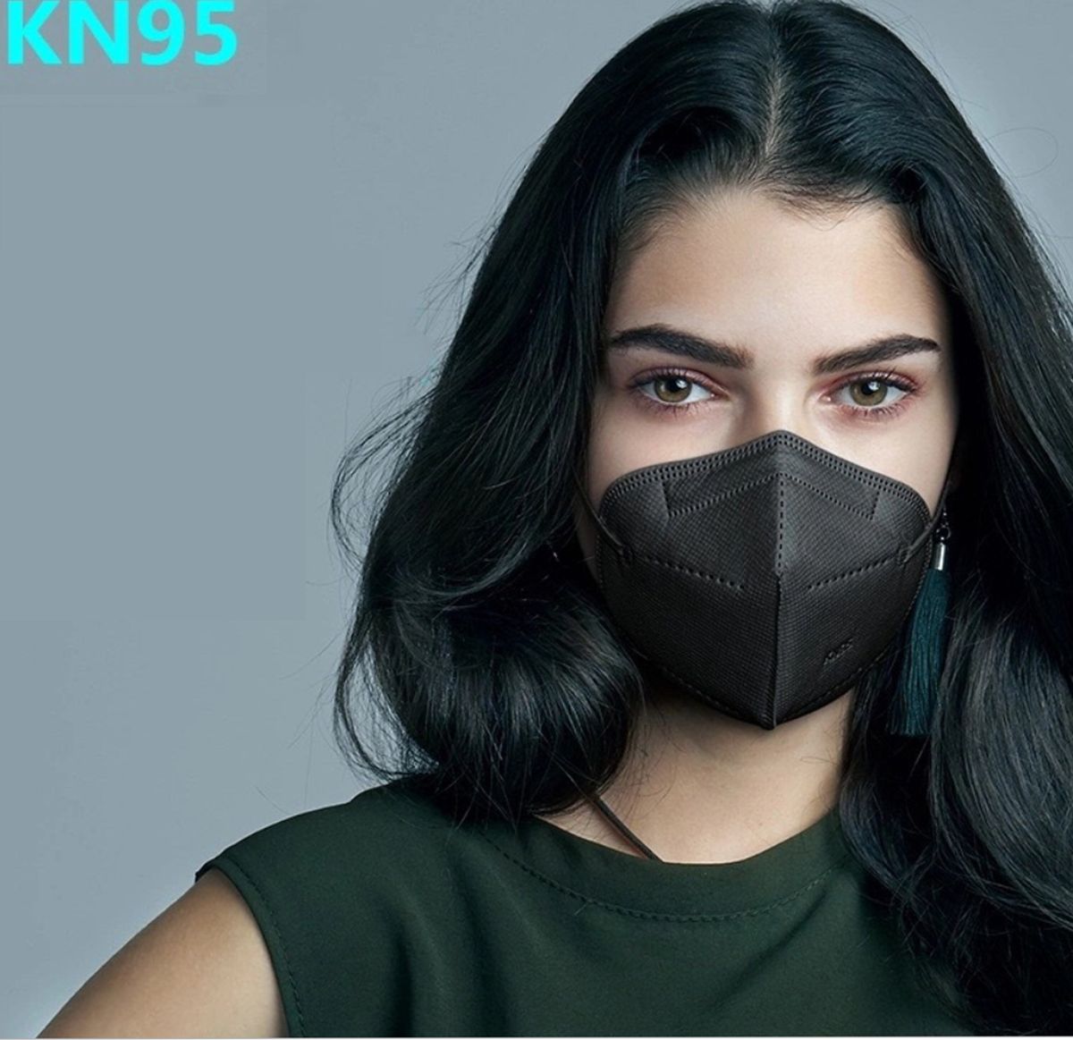 Chinese Mask | XIANGTIANLUN KN95 3D 5 Ply BLACK Disposable Face Mask FOR ADULT (50 PCS ...