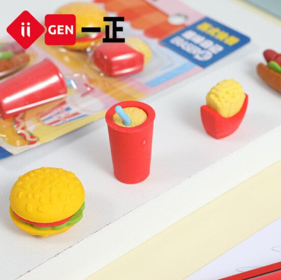 DDS | 擦膠-趣味造形玩具橡皮擦 Rubber (西式速食-粉紅卡紙)#DDS | HKTVmall 香港最大網購平台