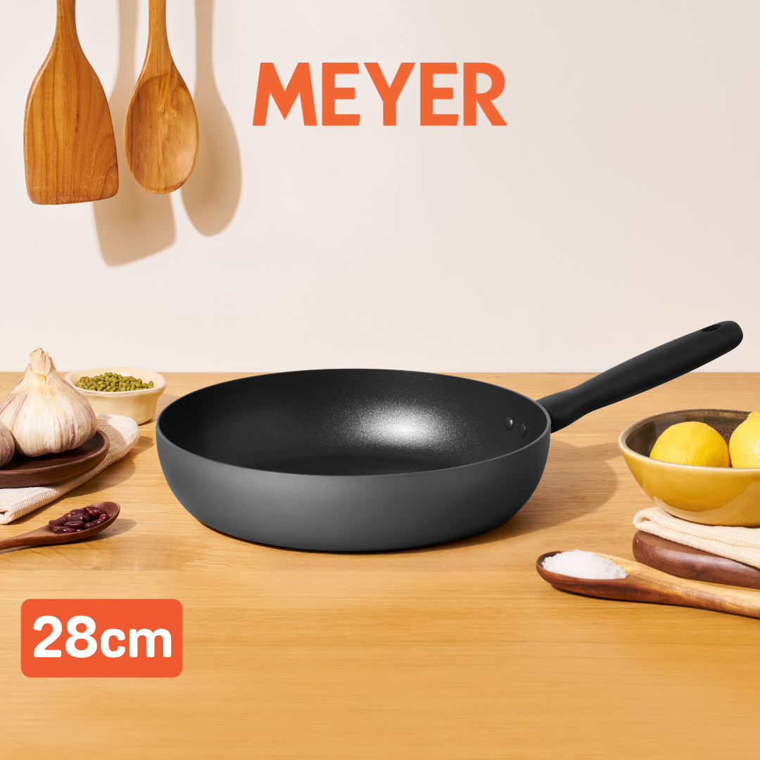 美亞 | (電磁爐適用) 28CM 易潔煎鍋 - Bauhaus (#15208-TE07) | HKTVmall 香港最大網購平台