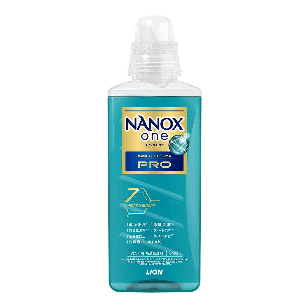 獅王 | LION Nanox One濃縮抗菌洗衣液(特強洗淨 消臭力) 640g (平行進口) | HKTVmall 香港最大網購平台