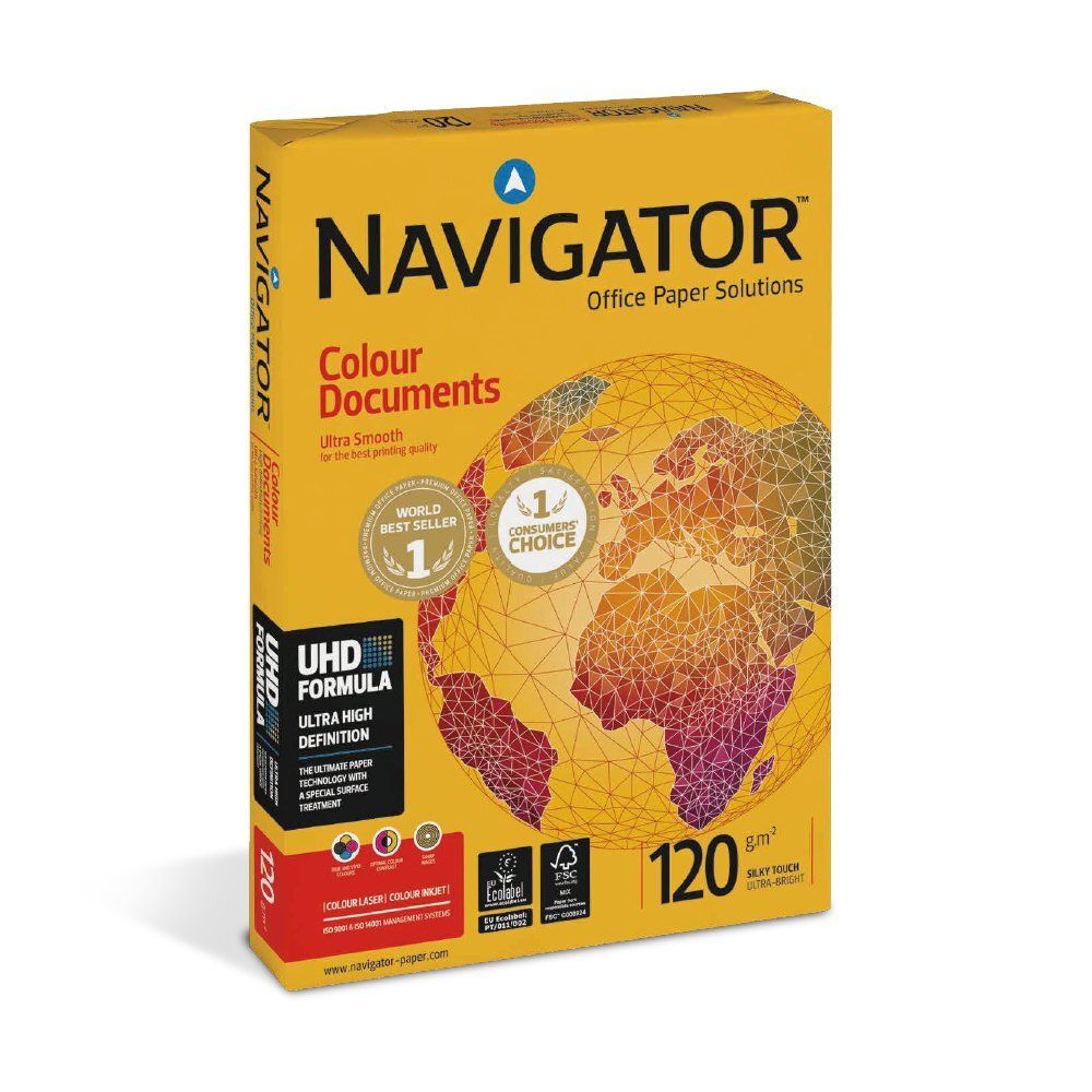 NAVIGATOR | Navigator COLOUR DOCUMENTS 彩圖用 120克/gsm A3影印紙(葡萄牙製 ...