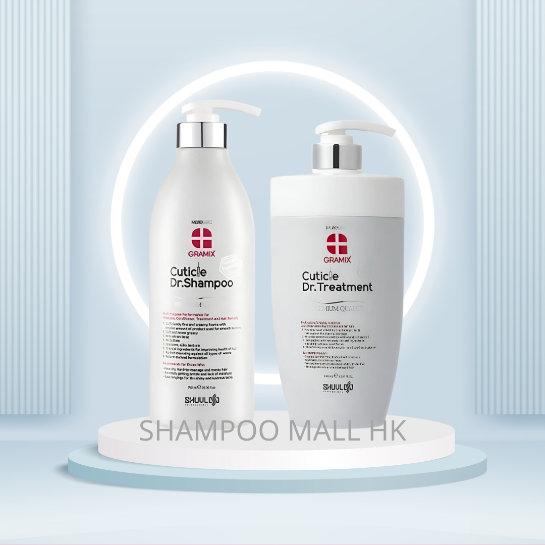 Shuvl | GRAMIX Cuticle Dr.Shampoo + Treatment 石墨烯洗護套裝 750ml + 1000ml ...