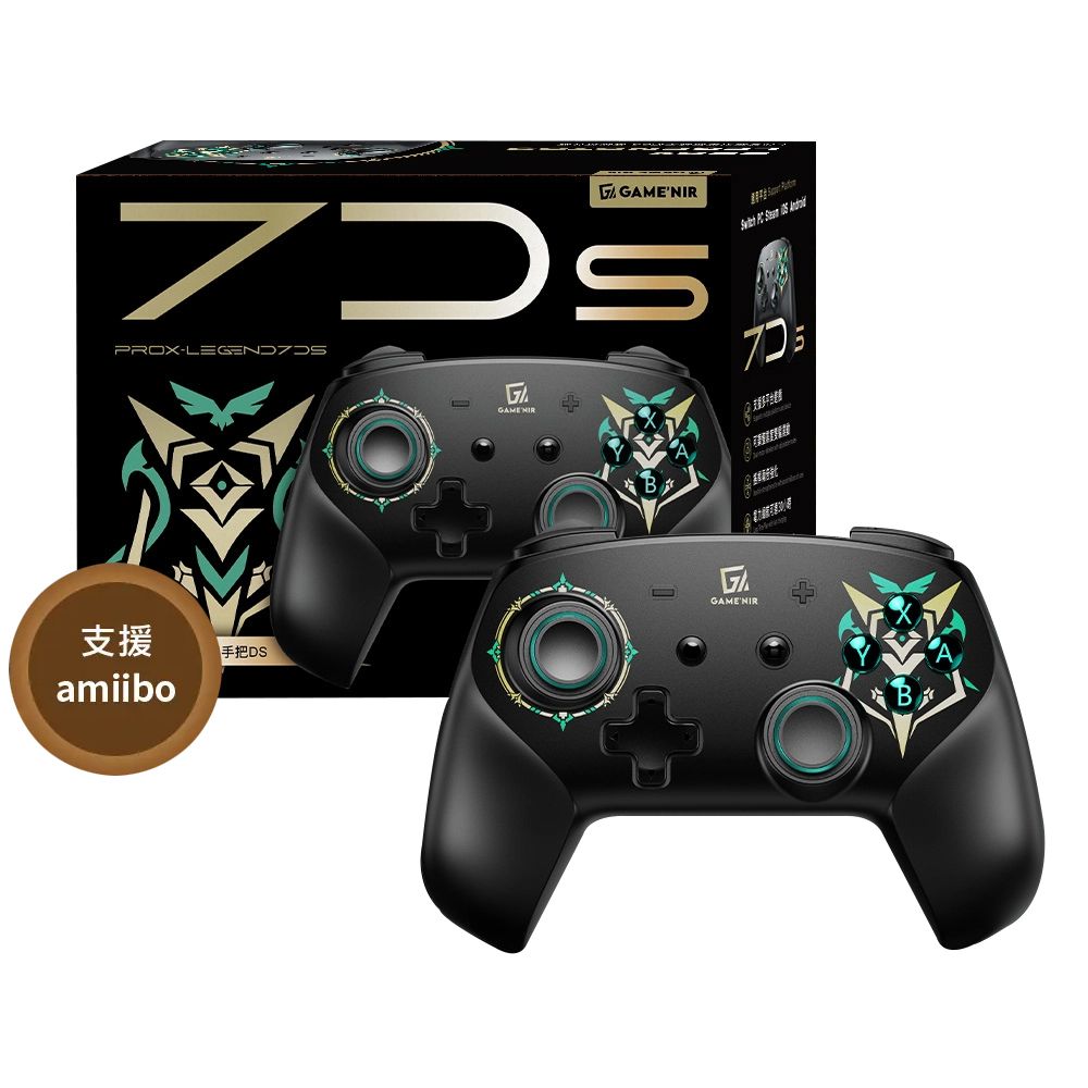 任天堂 | Switch/ PC GAME'NIR 第7代7Ds升級版 ProX-LEGEND LED 連射 無線手掣 (仿 薩爾達傳說 圖騰 ...