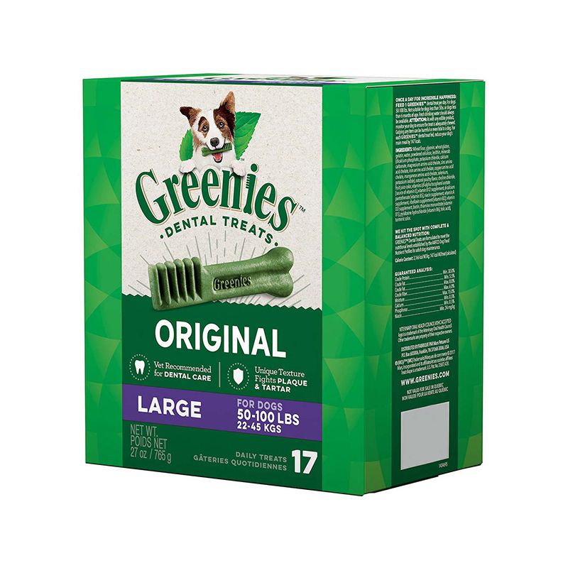 GREENIES | Greenies Teeth Cleaning Large． 27OZ (17 pieces) BBD: 2025/05 ...