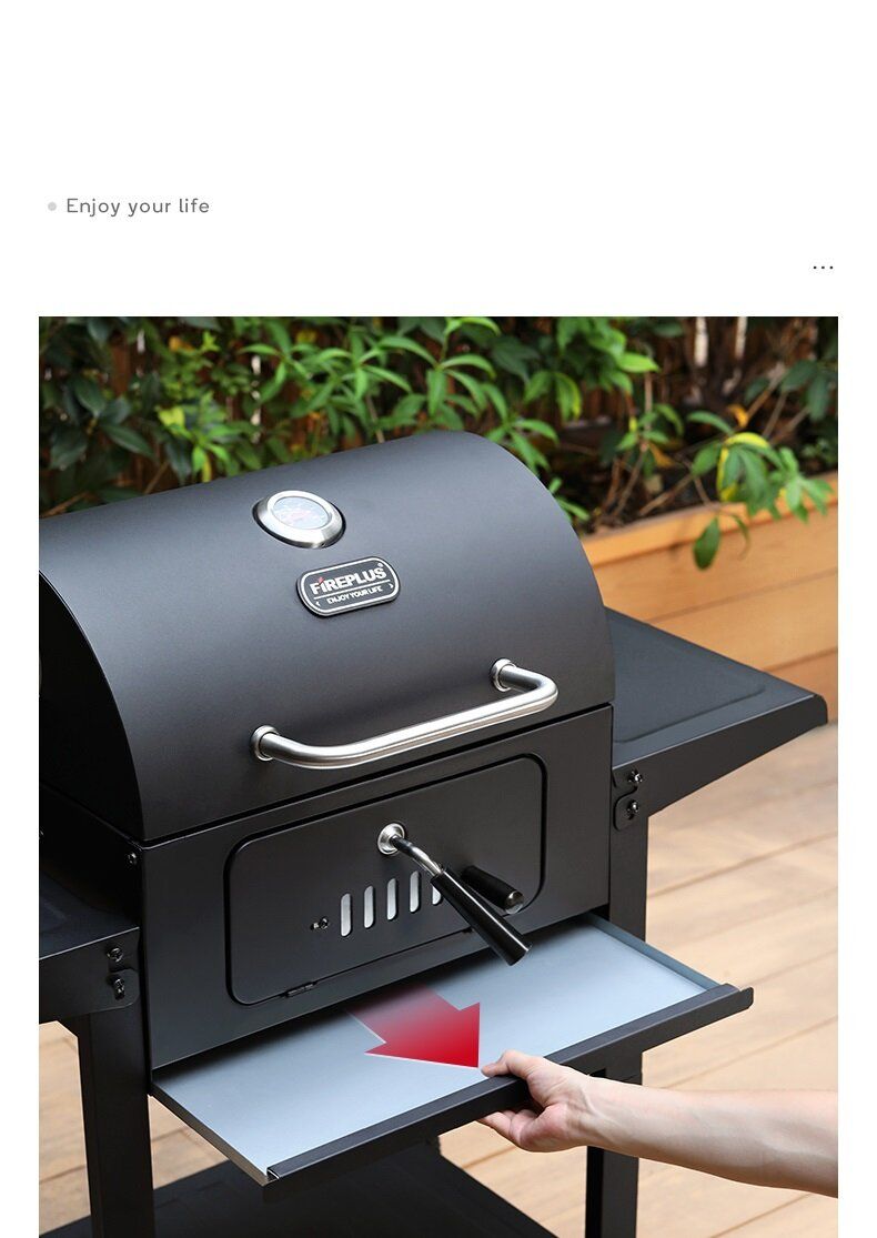 SPHouse | 戶外炭用燒烤爐 庭院便攜方形BBQ燒烤爐 |多種烤法 | HKTVmall 香港最大網購平台