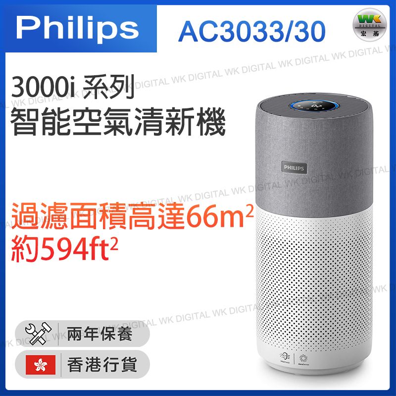 PHILIPS | Series 3000i Air Cleaner AC3033 / 30 (Hong Kong licensed ...
