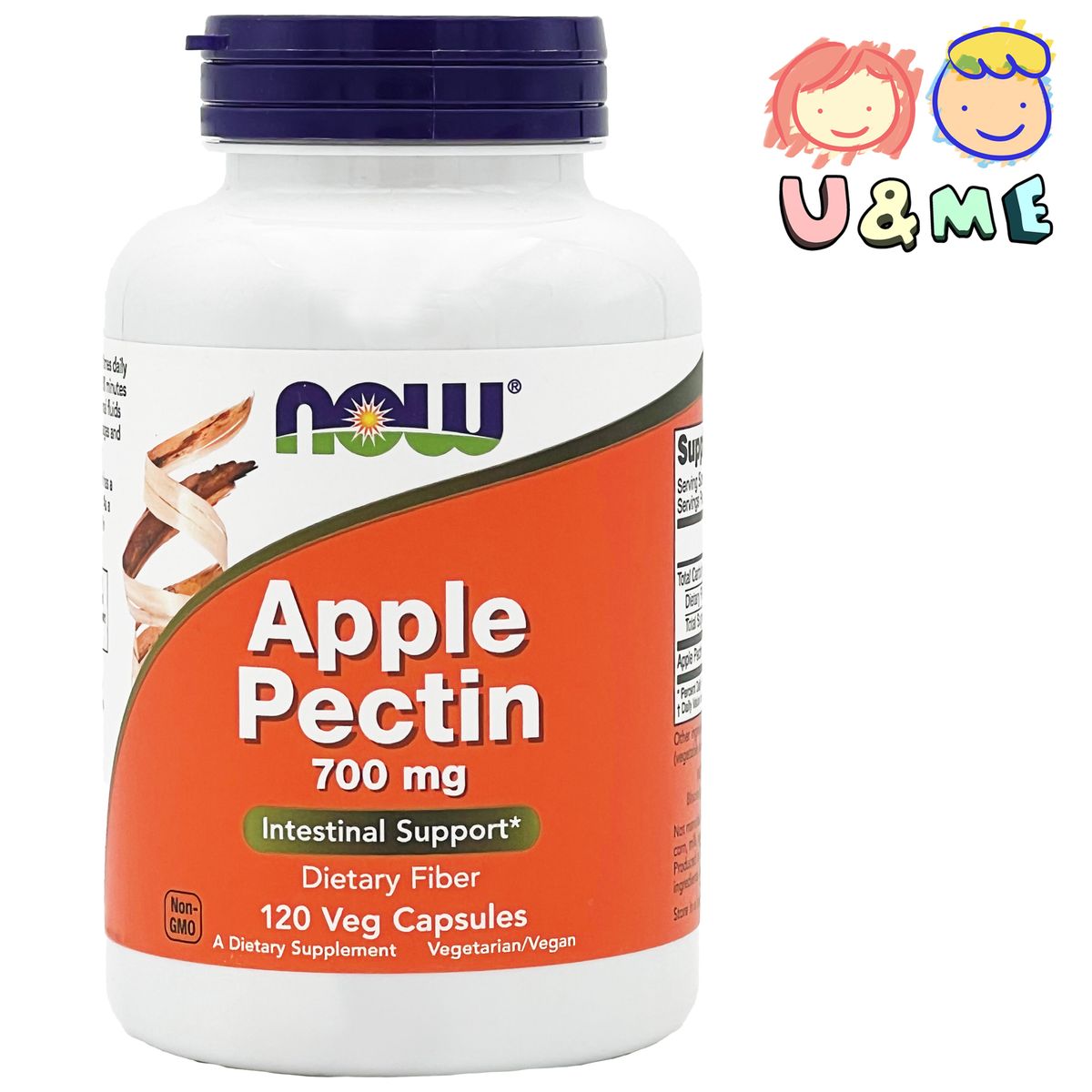 NOW Foods | Apple Pectin 700mg 120 Veg Capsules (Parallel Import ...