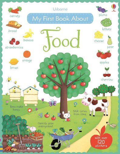 USBORNE | My First Book Food 食物 英文貼紙書 120+ 貼紙 | HKTVmall 香港最大網購平台