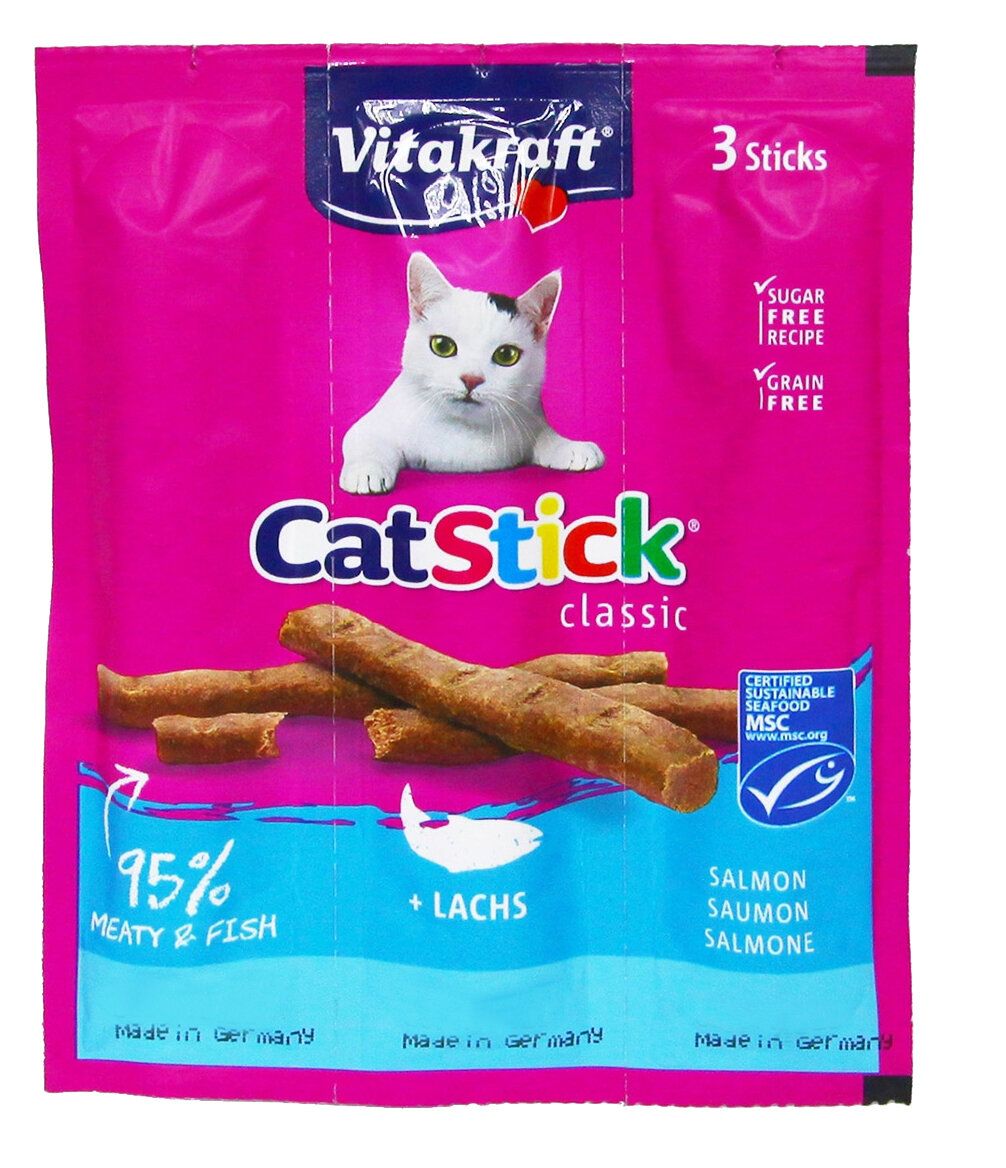 Vitakraft | Cat Stick Snacks *Salmon* (6g x3) 39314 | HKTVmall The ...