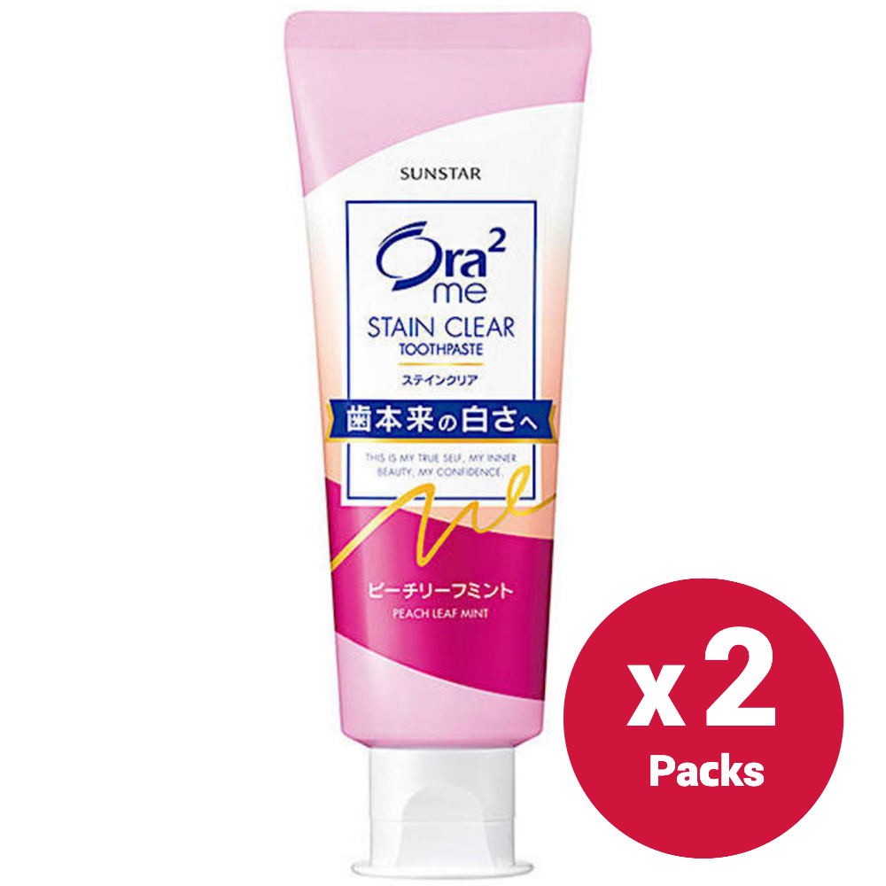 Ora 2 | Ora2 me 亮白淨色去漬牙膏 - 蜜桃薄荷 ( 140g x 2pcs ) | HKTVmall 香港最大網購平台