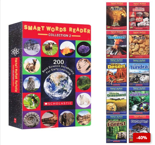 SCHOLASTIC | Smart Words Reader Collection 2 Red (10 books) | 尺碼 : 1B ...