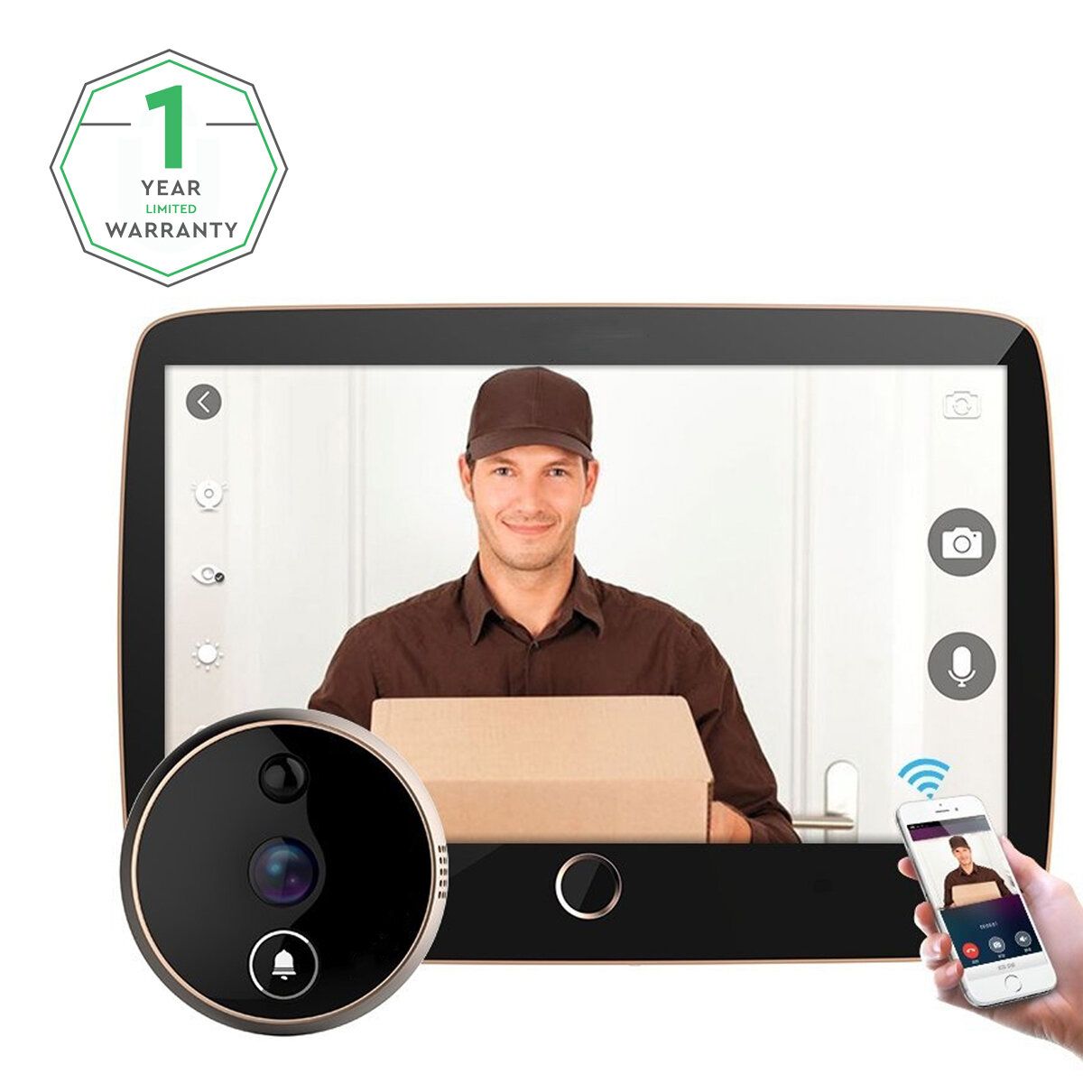 RAPID | 7” Smart Door Viewer | HKTVmall The Largest HK Shopping Platform