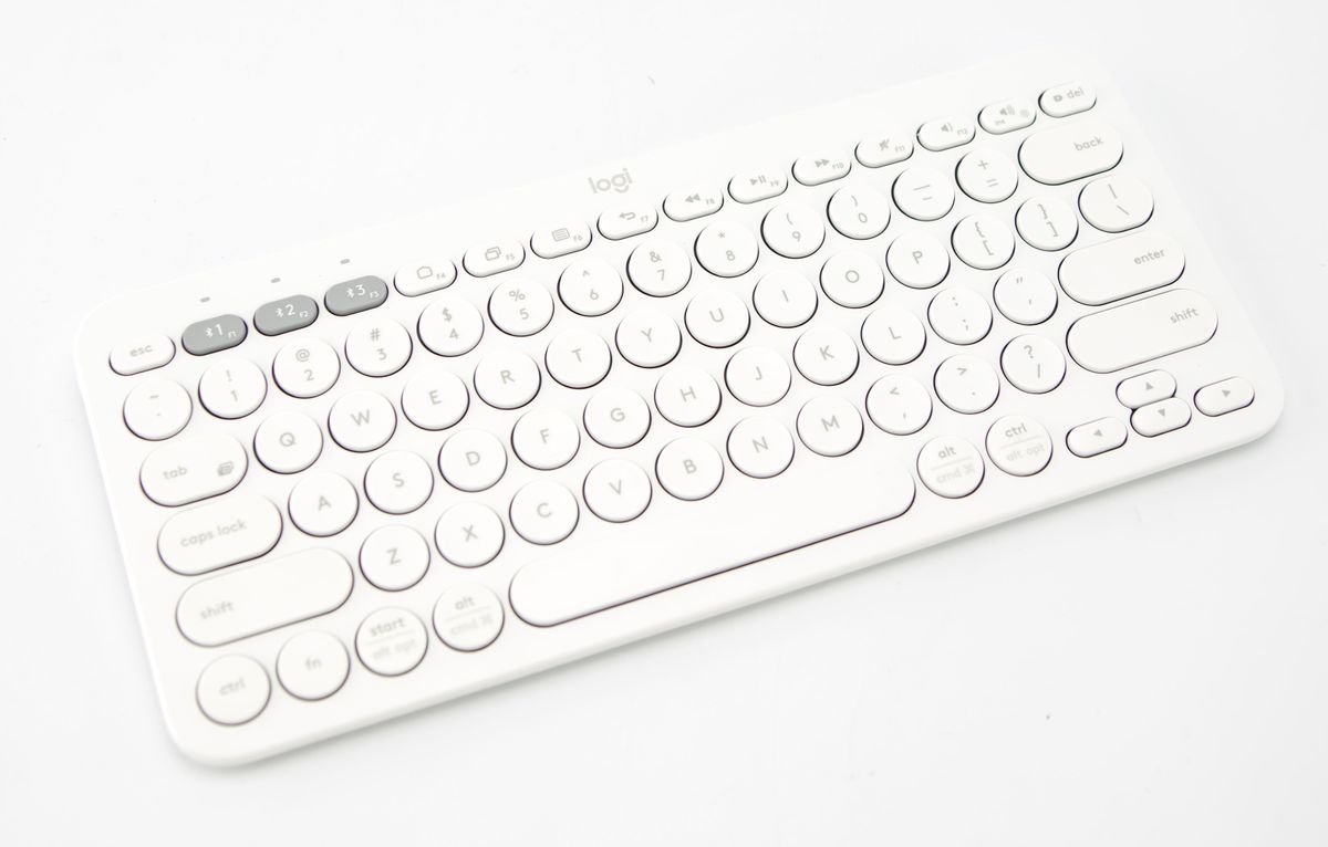 Logitech | (米白色) K380 K380 Keyboard 多工無線藍牙鍵盤 家用/辦公室 雙平臺都能使用 (平行進口 ...