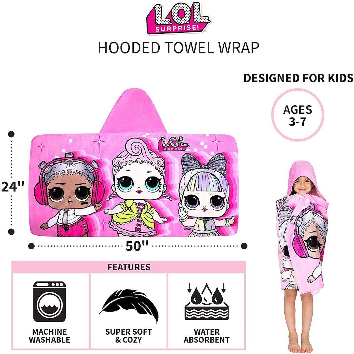 LOL Surprise | L.O.L. Surprise Super Soft Bathing Towel | HKTVmall The ...