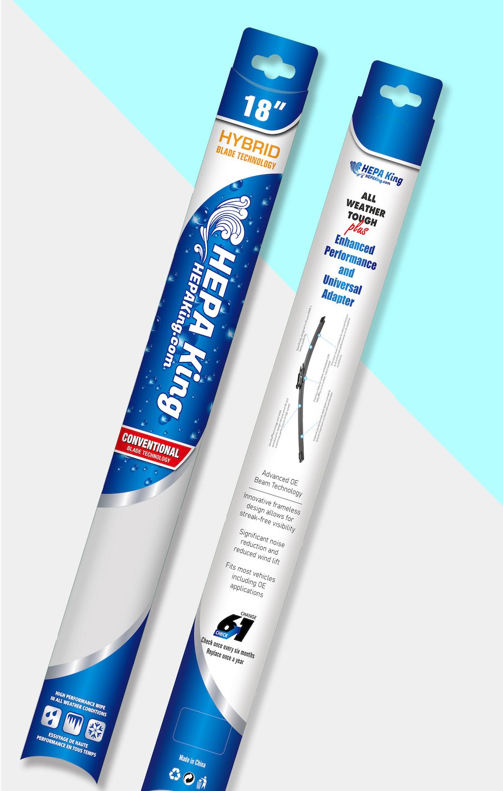 HEPA King | HEPA King - HEPA King【Toyota Corolla Hatch 2018 - 2021 (E210)】車款專用 超順滑橡膠水潑 雨刮 1對裝 ...