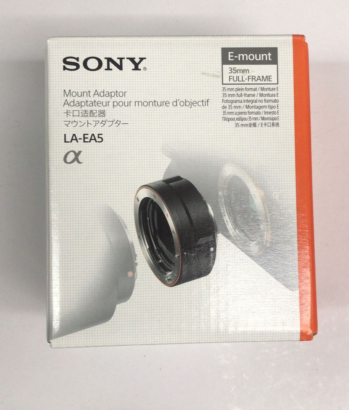 SONY | LA-EA5 全片幅 35mm A-Mount 接環轉接器 （平行進口） | HKTVmall 香港最大網購平台