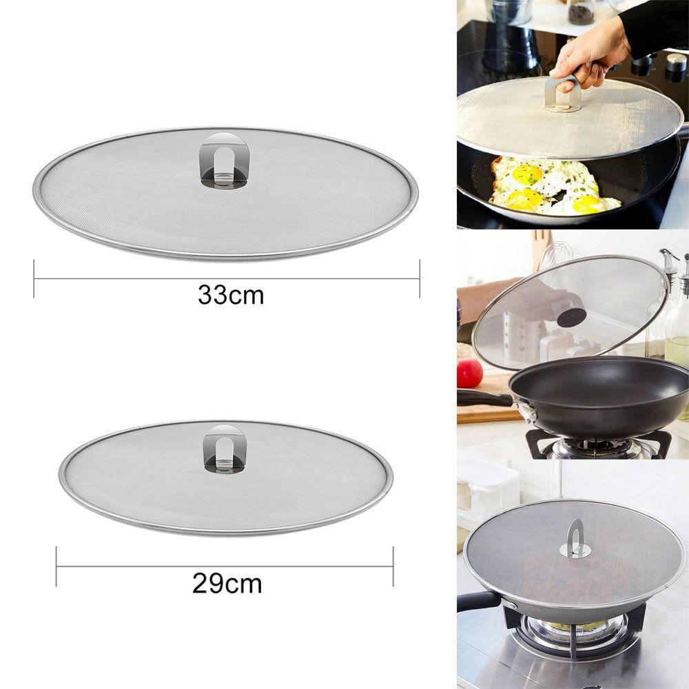 屯京 | 29cm Frying Cover Grease Splatter Screen Stove Cook Oil Splash ...