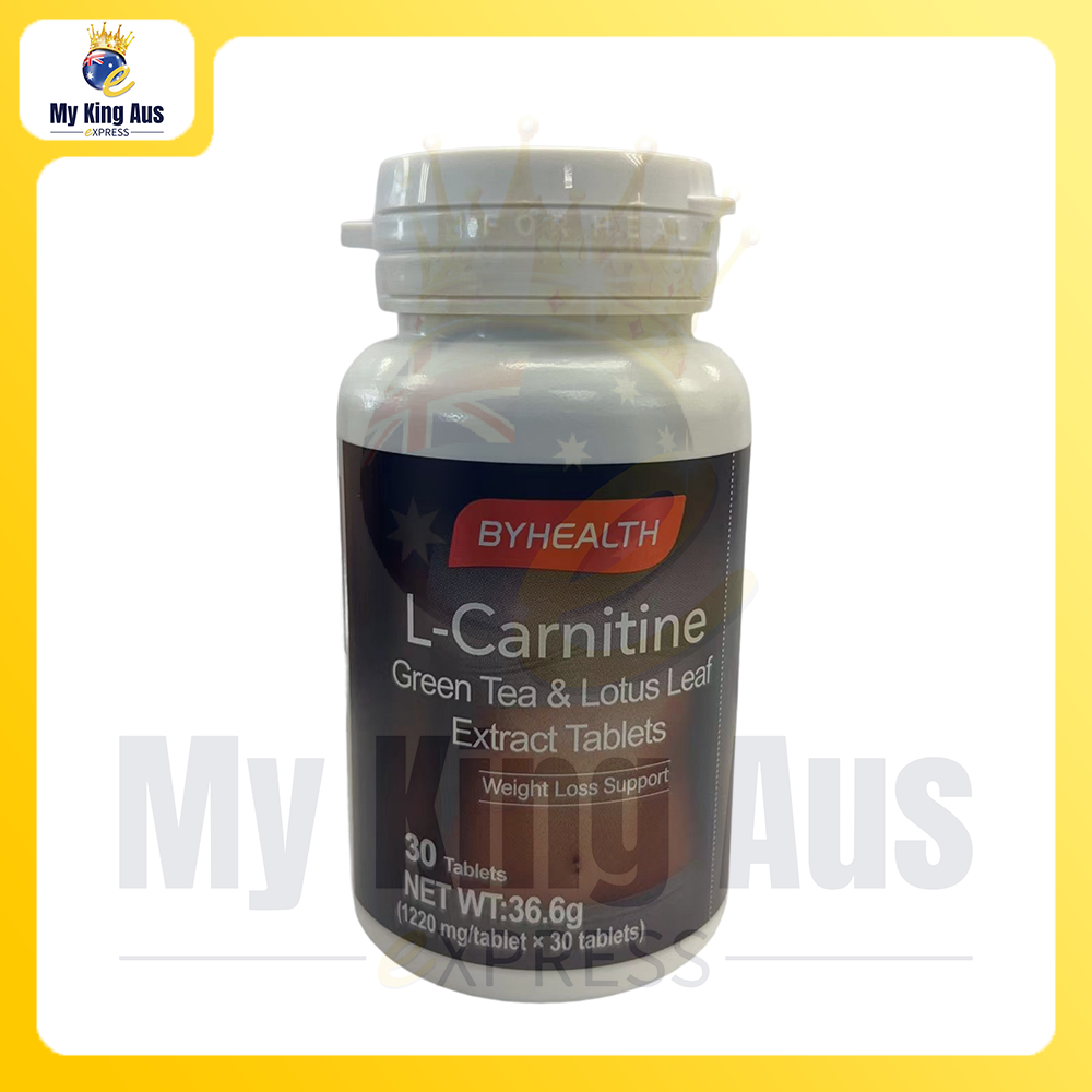 BYHEALTH | 左旋肉碱茶多酚荷葉片 30片 [平行進口] (EXP: 2024-04-08) | HKTVmall 香港最大網購平台