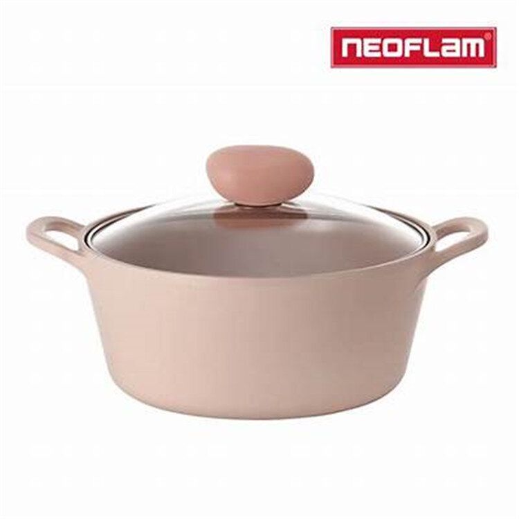Neoflam | 韓國製造Neoflam Sherbet系列 22cm雙耳湯鍋(IH適用|不挑爐具|可直火) | 尺碼 : 22cm | HKTVmall 香港最大網購平台