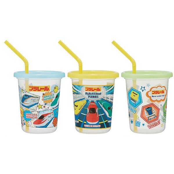 Skater | PLARAIL 19 塑料杯帶吸管 320ML 3 件套(SIH3ST-445361) | HKTVmall 香港最大網購平台