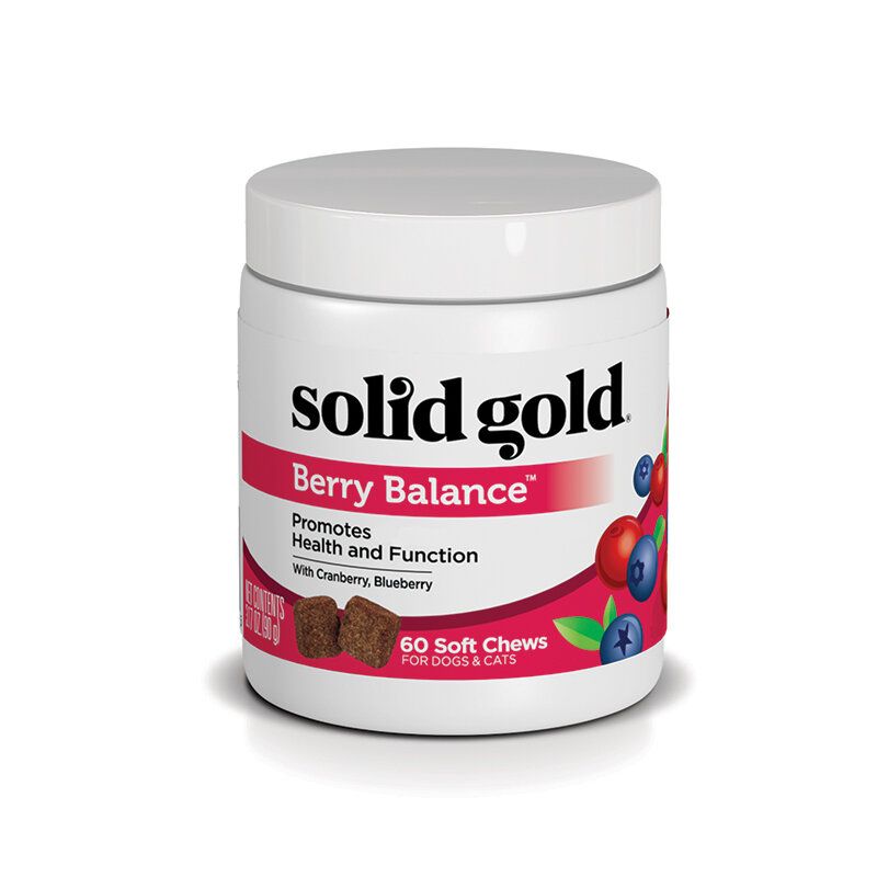 Solid Gold | 素力高貓狗補充品 - 紅莓藍莓精華丸 60粒 (EXP DATE: 2024-05) | HKTVmall 香港最大網購平台