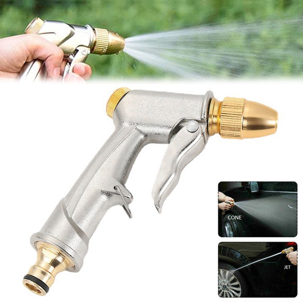 屯京 | High-pressure cleaning water gun silver aluminum alloy water gun ...