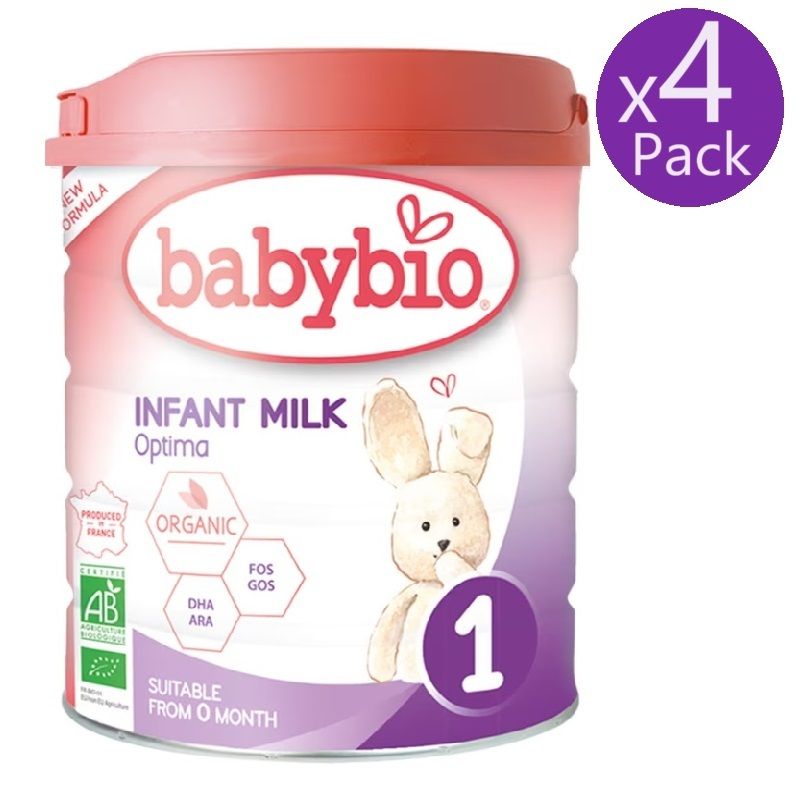 babybio | 法國 Babybio 有機嬰兒奶粉 1號(初生起) 800g x 4罐 (此日期前最佳:25年1月19日 ...
