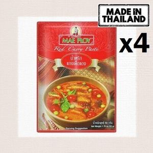 Mae Ploy | 【4包】泰娘牌 泰式紅咖哩醬 50g (TF) [平行進口] (此日期前最佳: 2024.06.22) | HKTVmall 香港最大網購平台