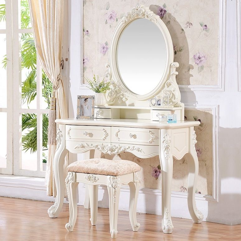 全城熱賣 | European style dressing table, bedroom dressing table, princess ...