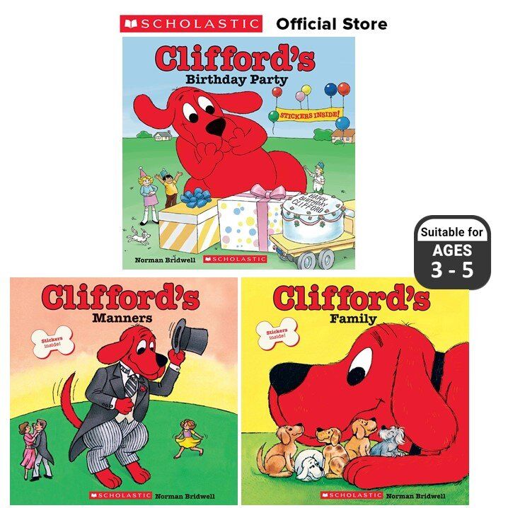 Scholastic | CLIFFORD CLASSIC STORY SET 3 BOOKS | HKTVmall 香港最大網購平台